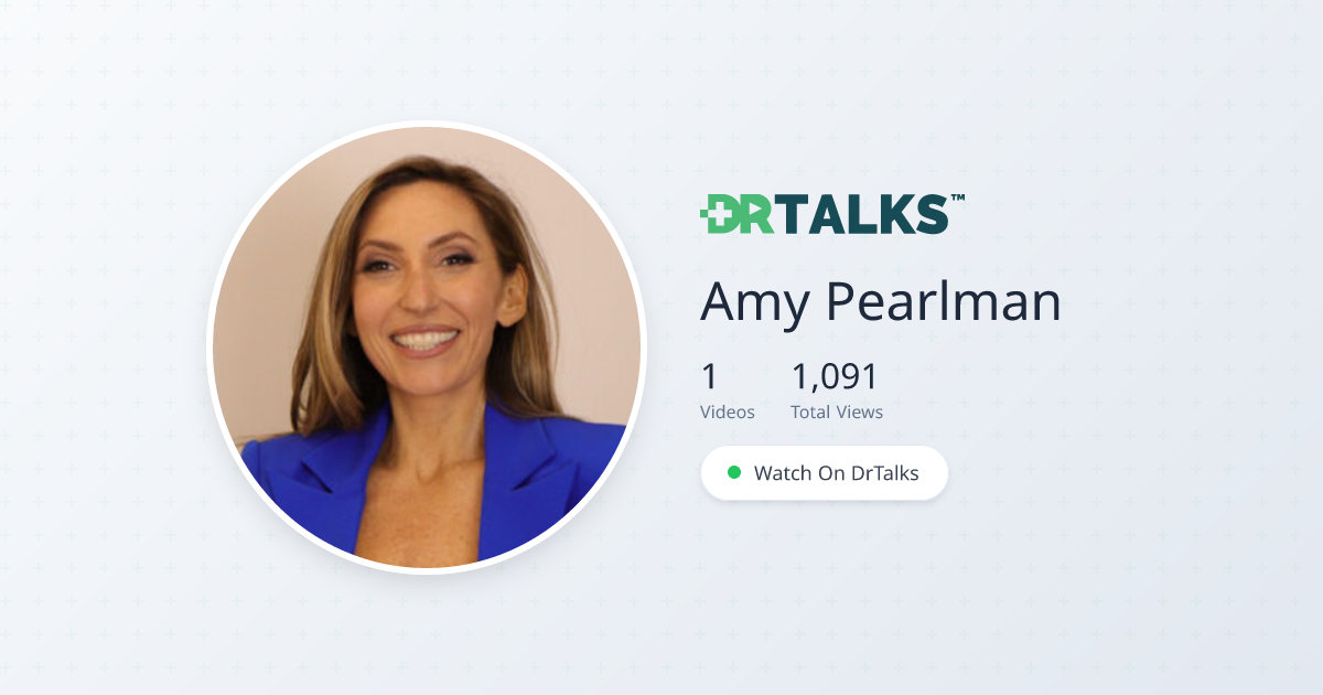 Amy Pearlman - Gender-Affirming Surgery | DrTalks