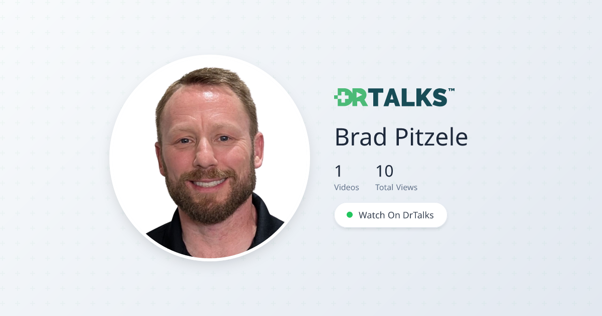 Brad Pitzele | DrTalks
