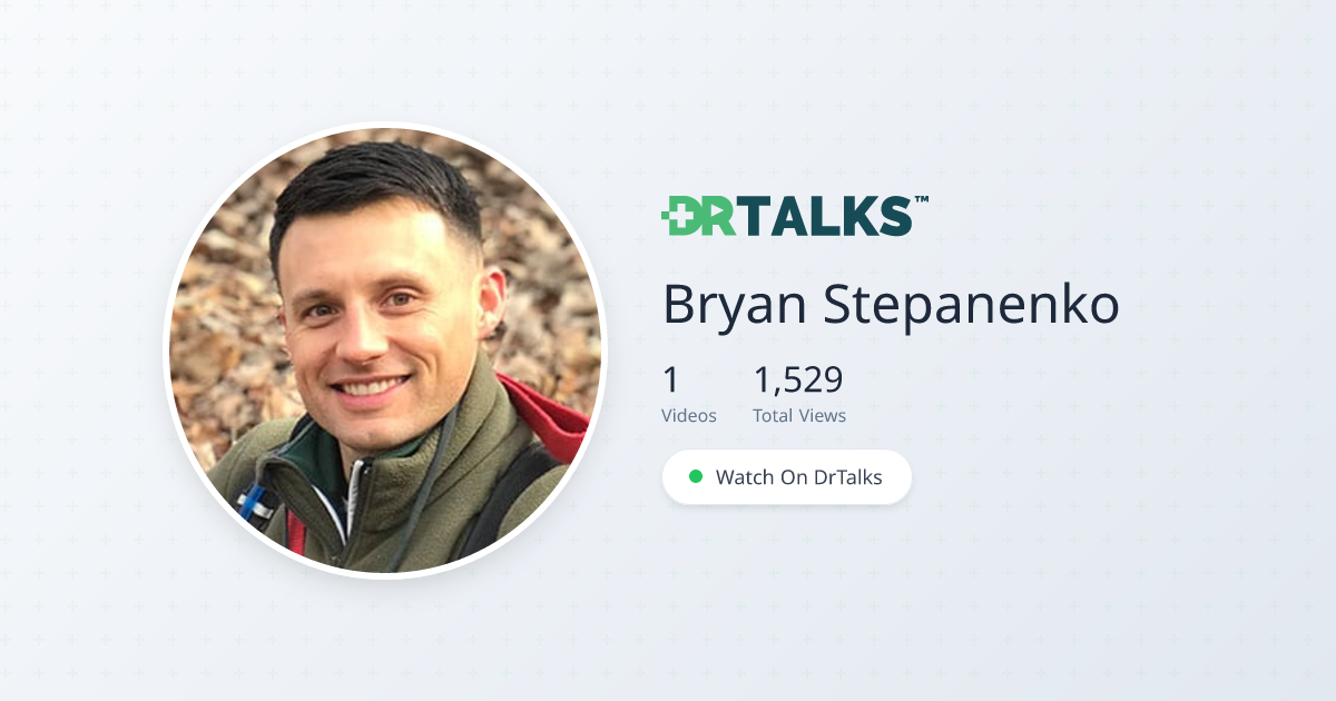 Bryan Stepanenko, MD - Family Medicine | DrTalks