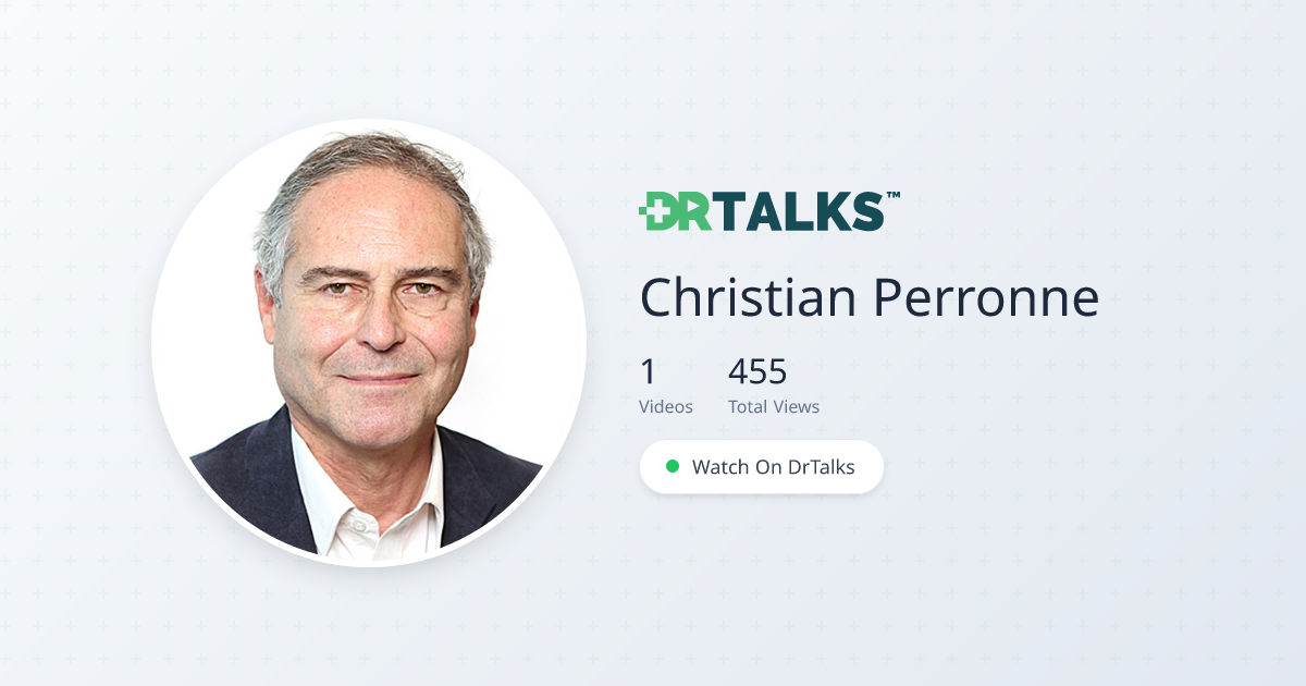 Christian Perronne - Expert Profile | DrTalks