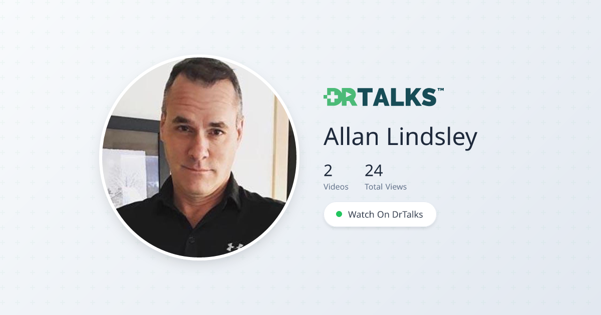 Allan Lindsley, DC - Herbal Medicine | DrTalks