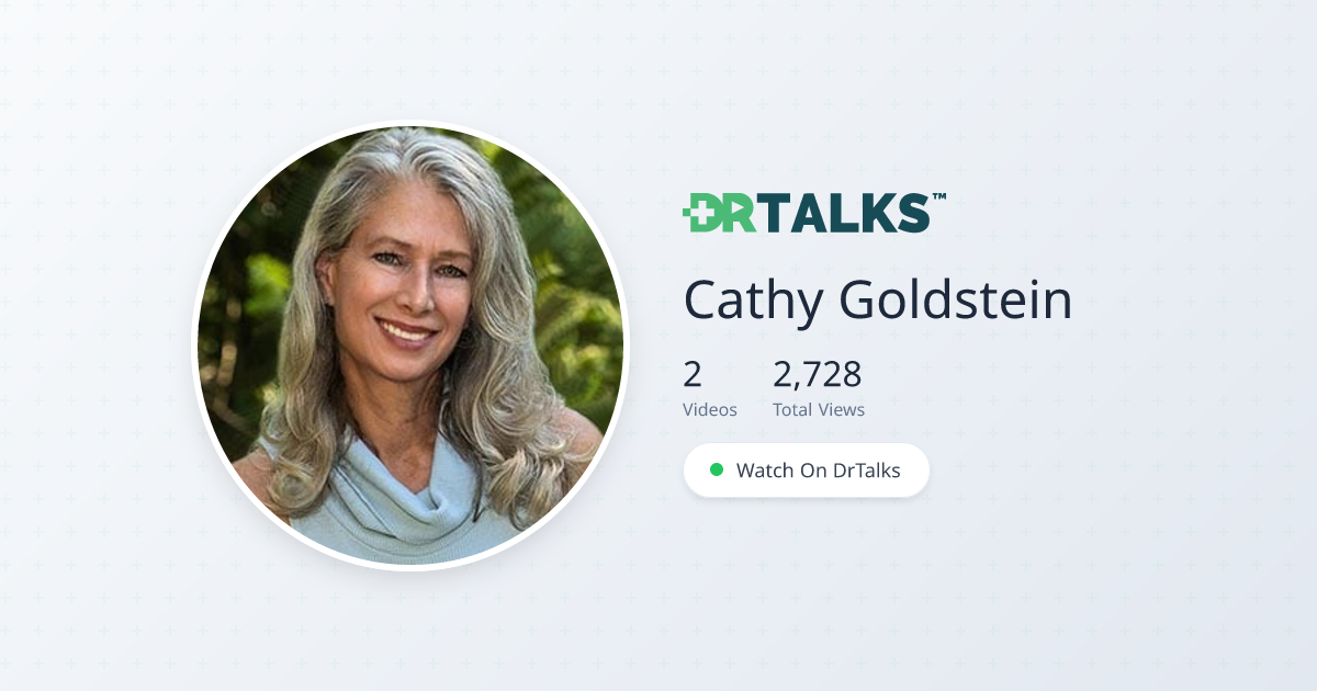 Cathy Goldstein, LAc - Body-Mind Therapy | DrTalks