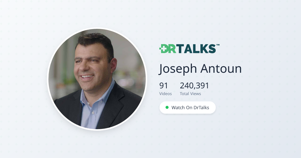 Joseph Antoun, MD - Biotechnology | DrTalks