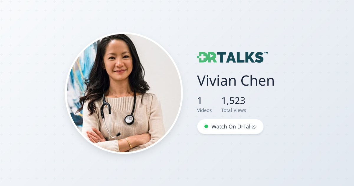 Vivian Chen, MD - Environmental Toxins | DrTalks