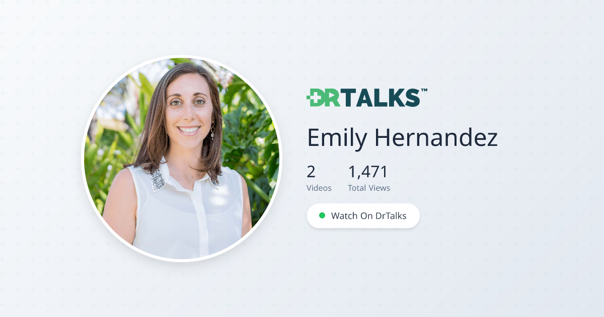 Emily Hernandez, ND - Chronic Illness | DrTalks