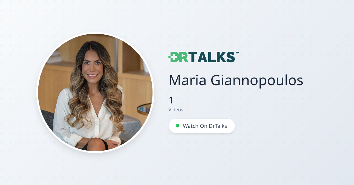 Maria Giannopoulos - Expert Profile | DrTalks