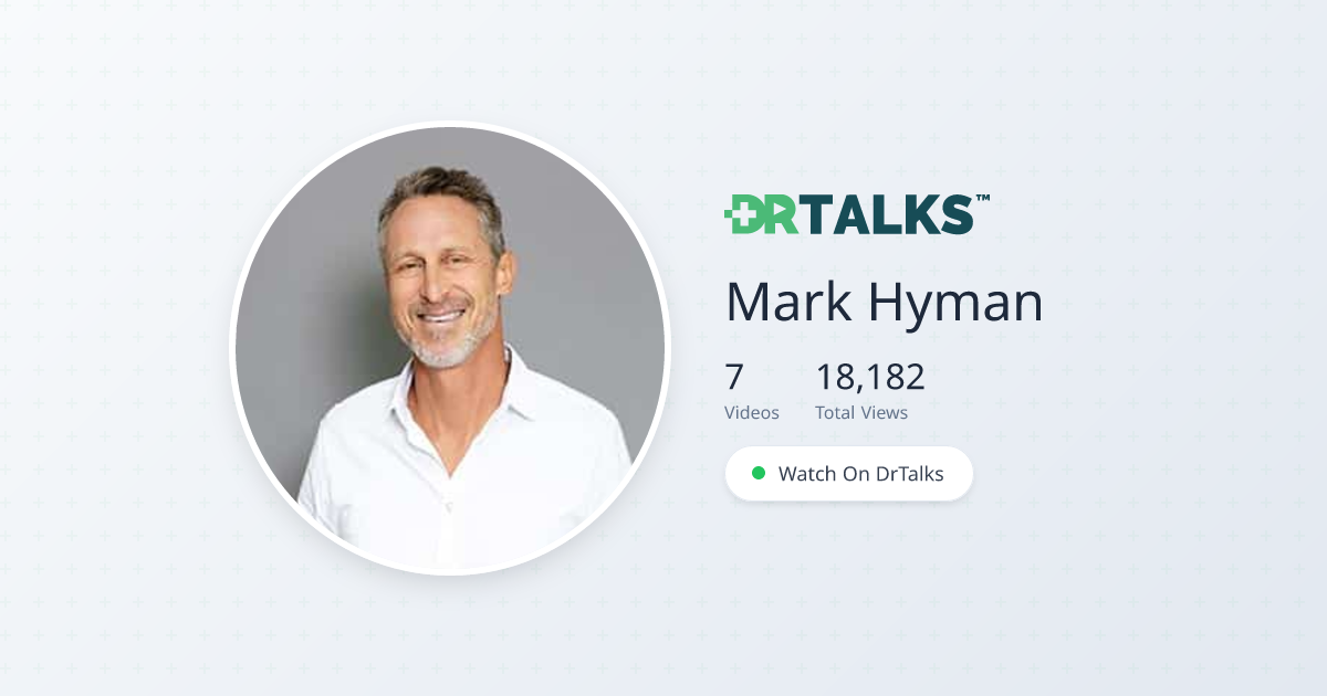 Mark Hyman - Expert Profile | DrTalks