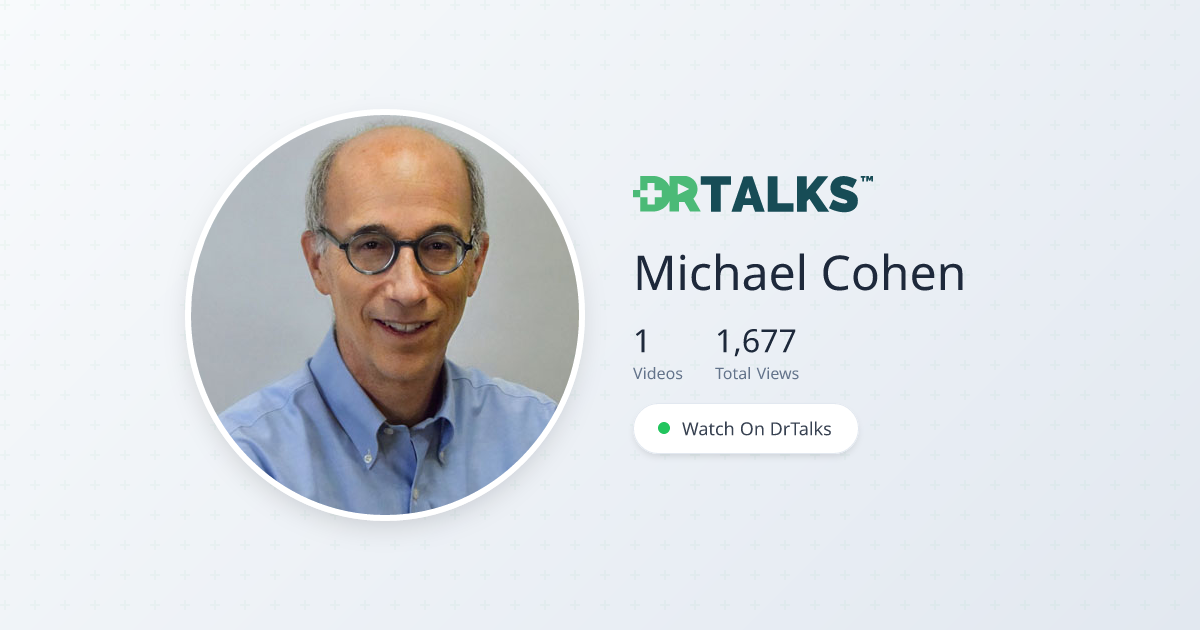 Michael Cohen, MD | DrTalks