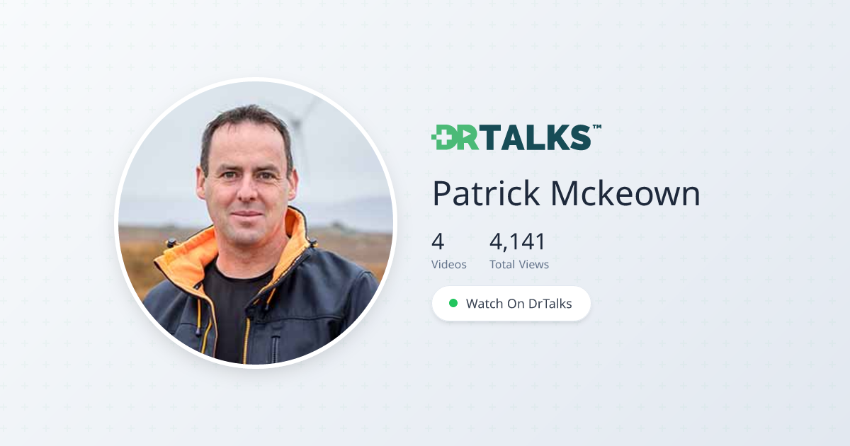 Patrick Mckeown - Expert Profile | DrTalks