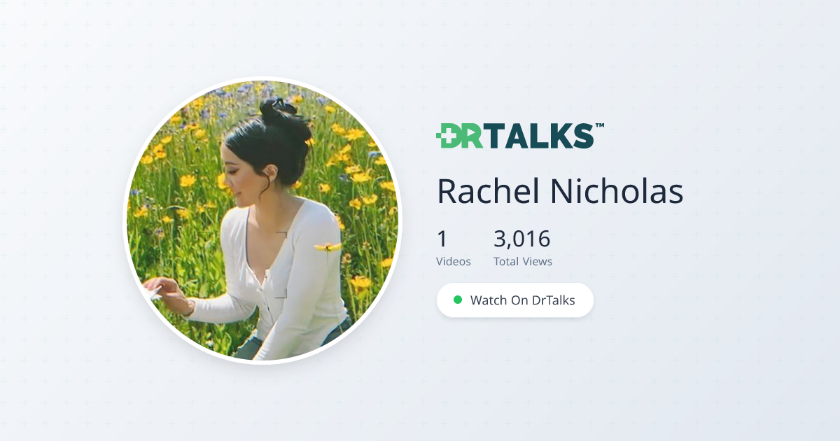 Rachel Nicholas, FDN-P - Biohacking | DrTalks