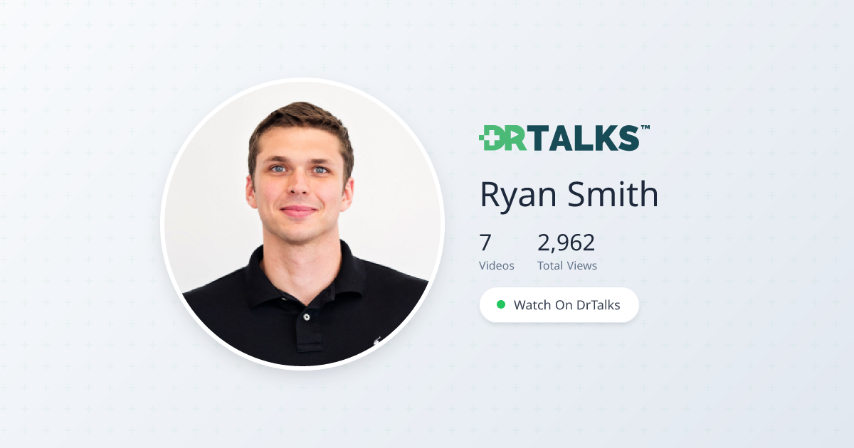 Ryan Smith - Integrative Medicine | DrTalks