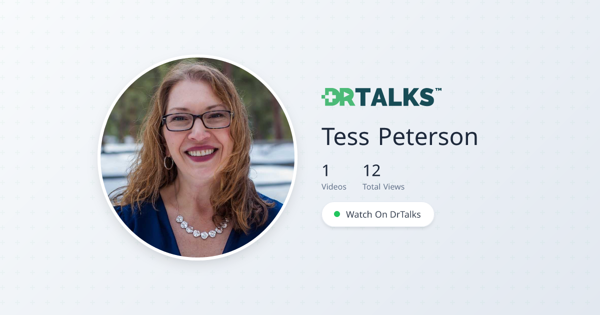 Tess Peterson - Autoimmune support | DrTalks